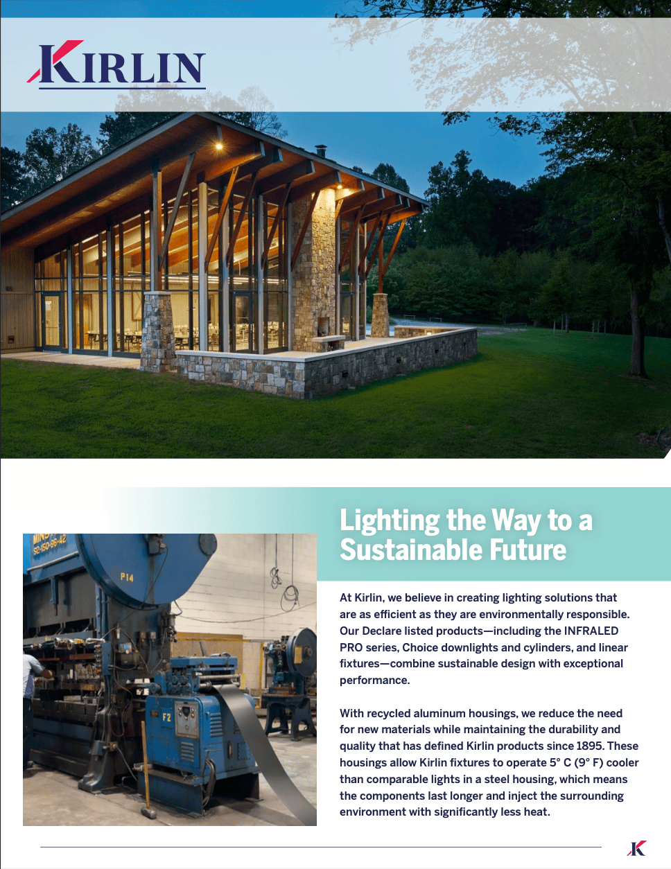 Sustainability Brochure - Kirlin Lighting